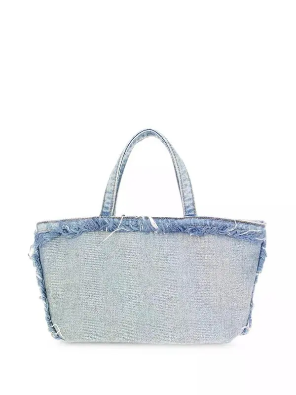 Alexander Wang Frayed Denim Tote Bag - Blue