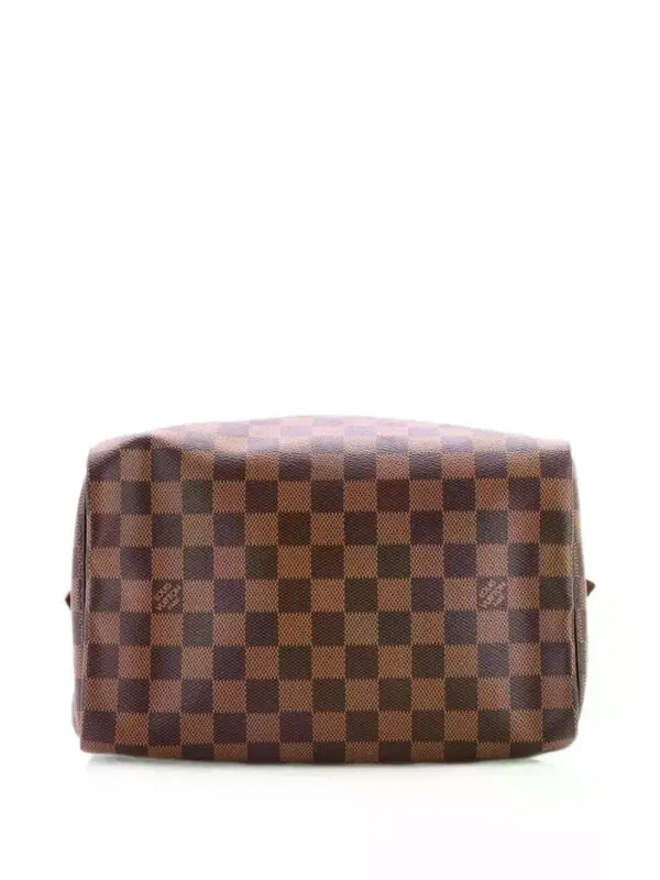 LOUIS VUITTON Speedy Handbag Damier 25 Satchel - Brown