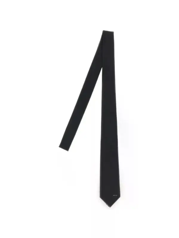 Gucci Morsetto Jacquard Silk Tie - Black