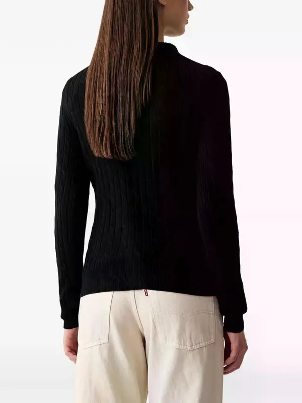 Gant Cable-knit V-neck Sweater