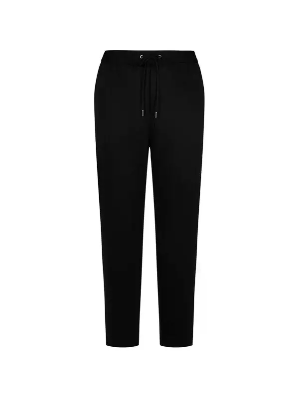 Moncler Logo-patch Drawstring Trousers - Black