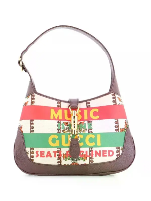 Gucci Jackie 1961 Limited Edition Canvas Small Hobo Bag - Brown