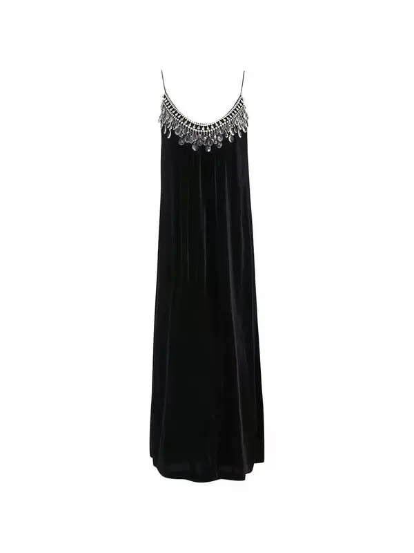 Zimmermann Crystal-embellished Velvet Midi Dress - Black