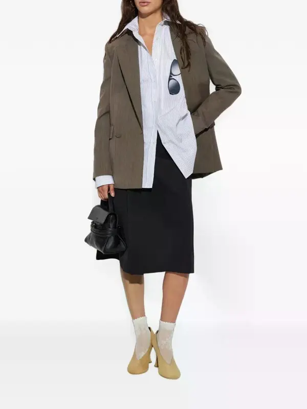 Moschino Double-breasted Heart-button Blazer