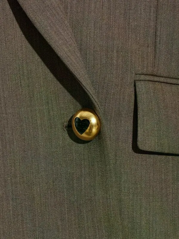 Moschino Double-breasted Heart-button Blazer