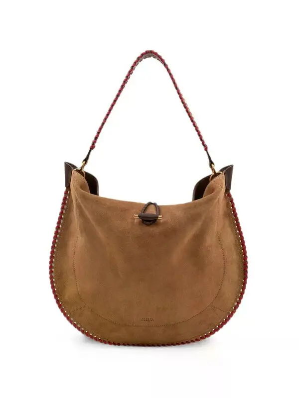 Isabel Marant Étoile Oskan Whipstitch Shoulder Bag - Brown