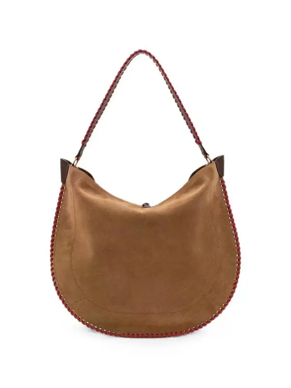 Isabel Marant Étoile Oskan Whipstitch Shoulder Bag - Brown