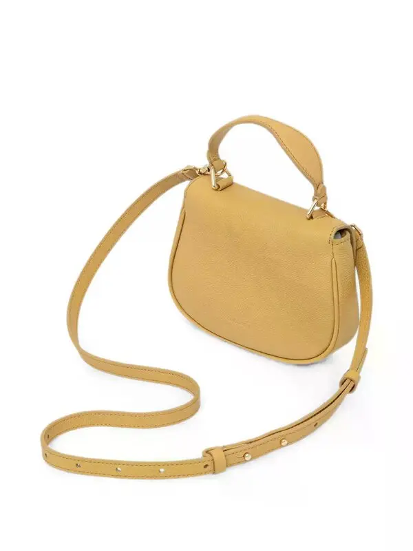 COCCINELLE Grainy Leather Shoulder Bag - Yellow