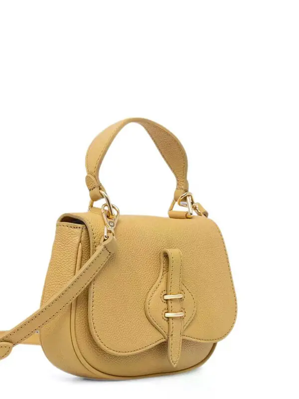 COCCINELLE Grainy Leather Shoulder Bag - Yellow