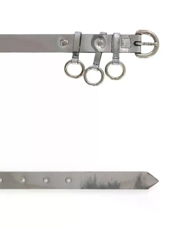 Cédric Charlier Ring-detail Belt - Silver