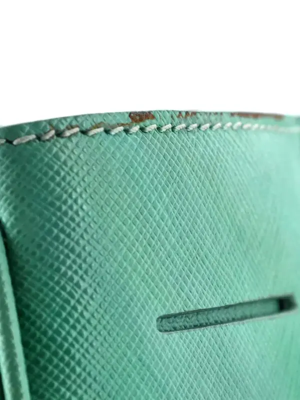 Prada Saffiano Leather Medium Tote Bag - Blue