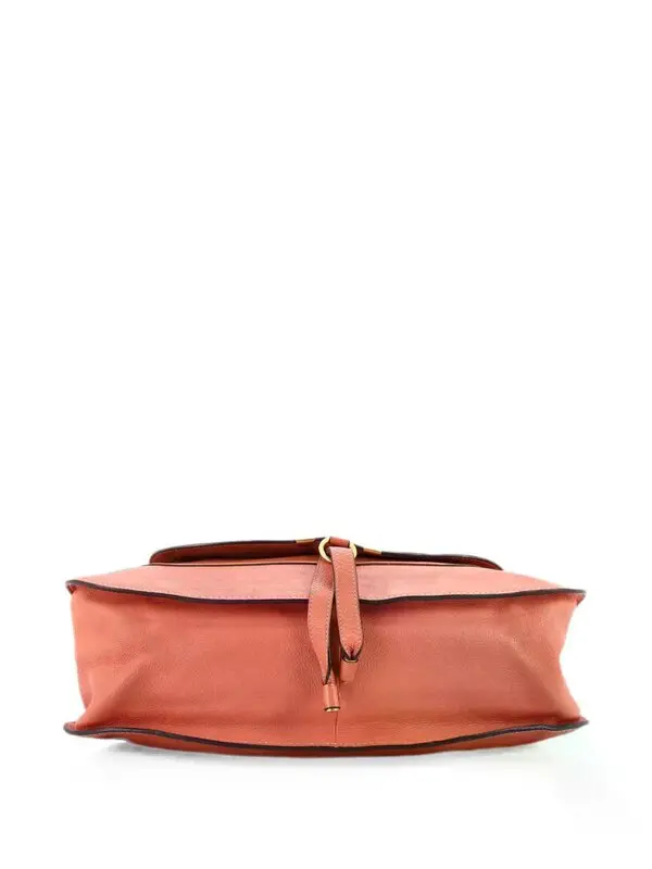 Chloé Marcie Leather Large Shoulder Bag - Pink