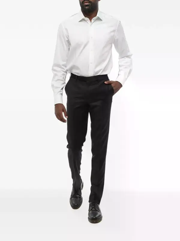 Corneliani Tailored Trousers With Pressed Crease And Welt Pockets