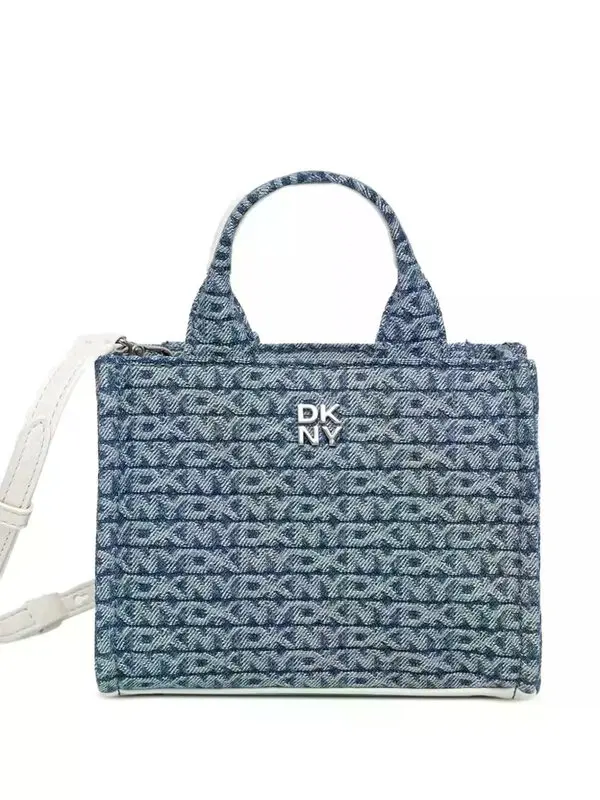 Dkny Logo Pattern Tote Bag