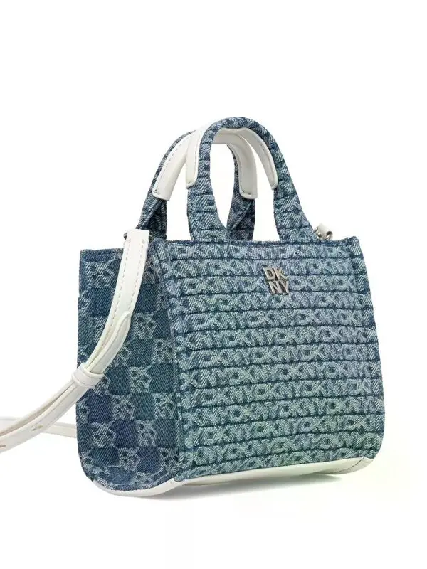 Dkny Logo Pattern Tote Bag