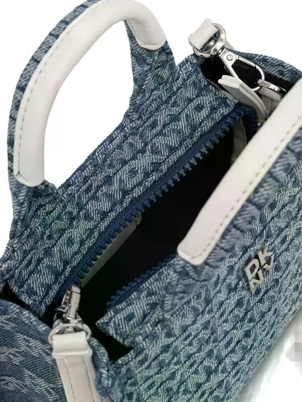 Dkny Logo Pattern Tote Bag