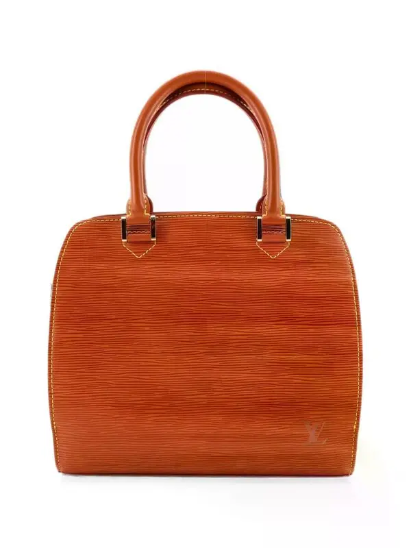 LOUIS VUITTON Pont Neuf Handbag Epi Leather Pm Satchel - Brown