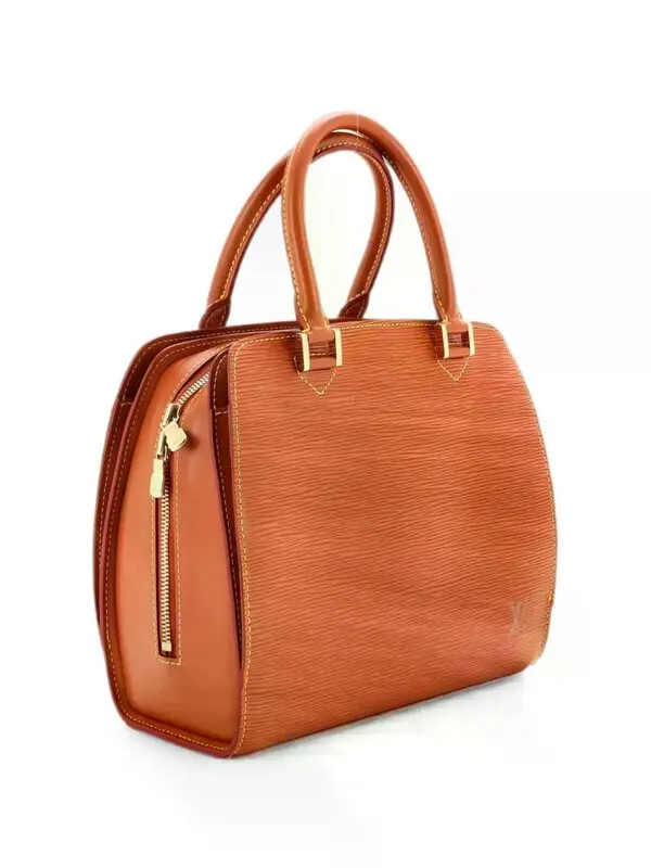 LOUIS VUITTON Pont Neuf Handbag Epi Leather Pm Satchel - Brown
