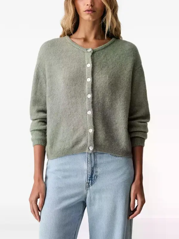 American Vintage Vitow Knitted Cardigan - Green