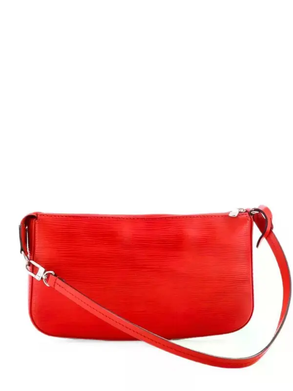 LOUIS VUITTON Pochette Accessoires Nm Epi Leather Clutch Bag - Red