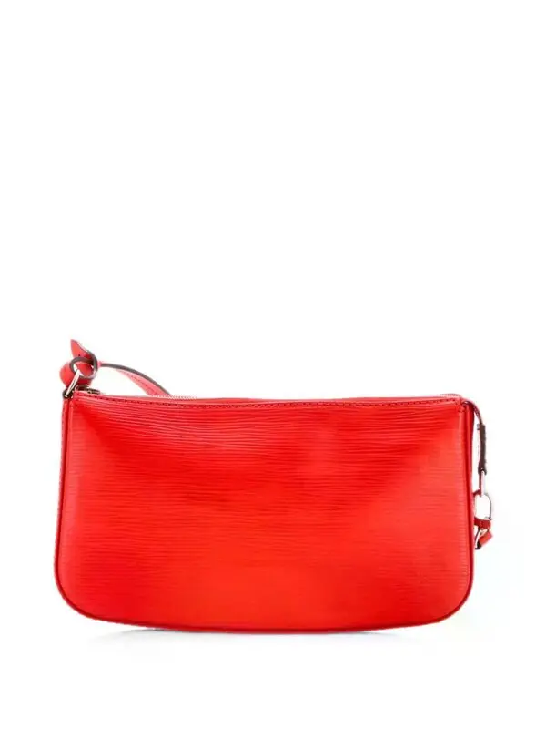 LOUIS VUITTON Pochette Accessoires Nm Epi Leather Clutch Bag - Red