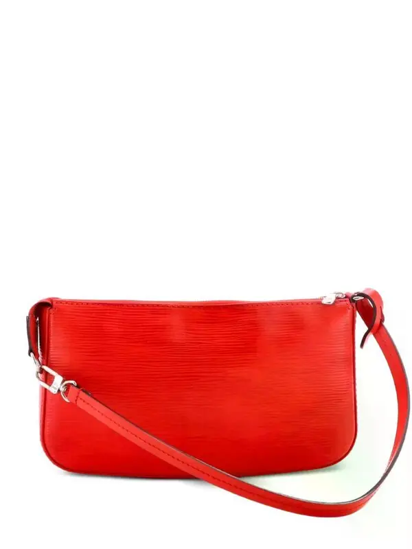 LOUIS VUITTON Pochette Accessoires Nm Epi Leather Clutch Bag - Red