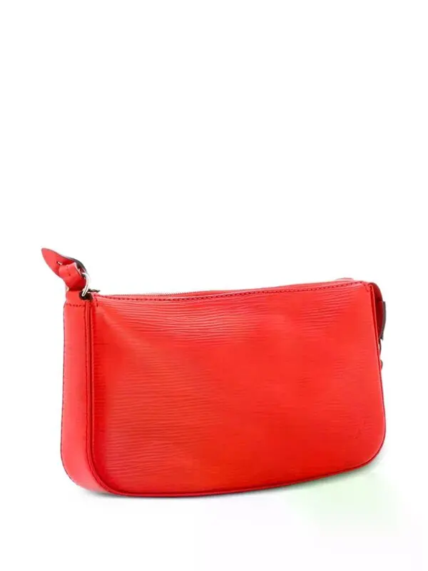 LOUIS VUITTON Pochette Accessoires Nm Epi Leather Clutch Bag - Red