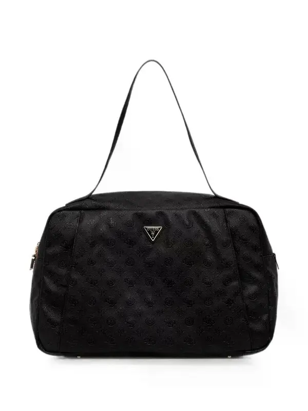 Guess Devon Logo-embossed Tote Bag - Black