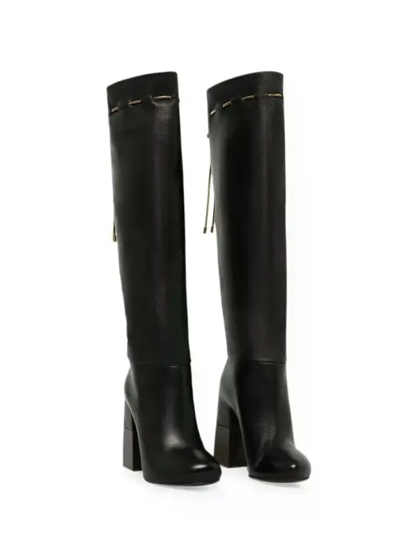 LANVIN Drawstring Knee-high Boots