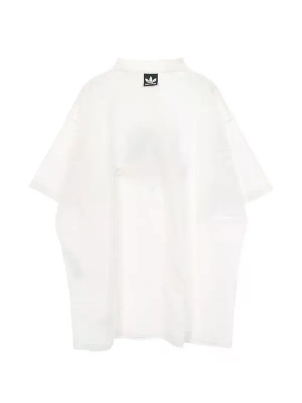 Balenciaga X Adidas 2000 Logo-embroidered T-shirt