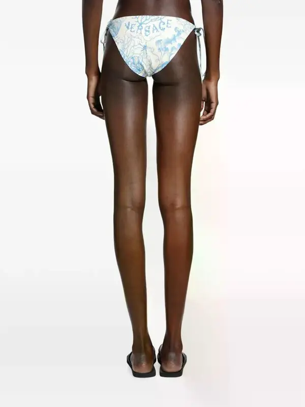 Versace Sea-print Bikini Bottoms