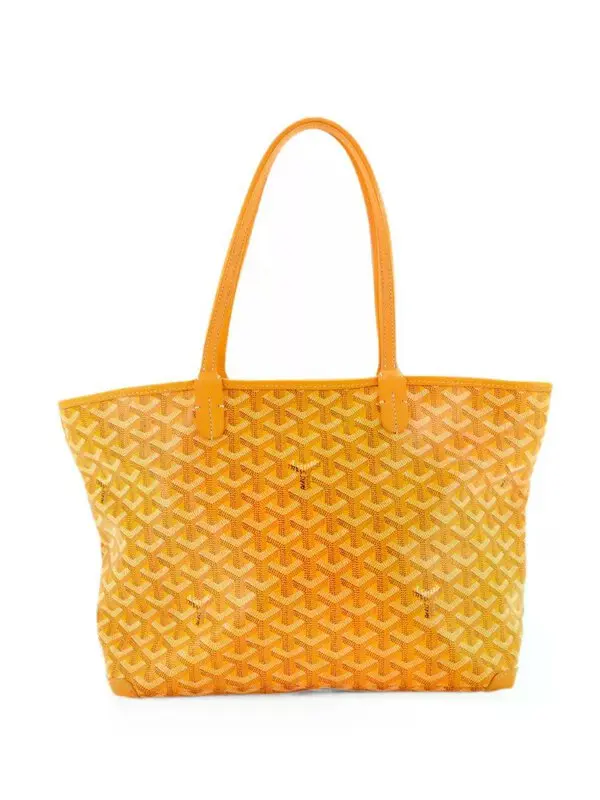 Goyard Artois Coated Canvas Pm Tote Bag - Yellow