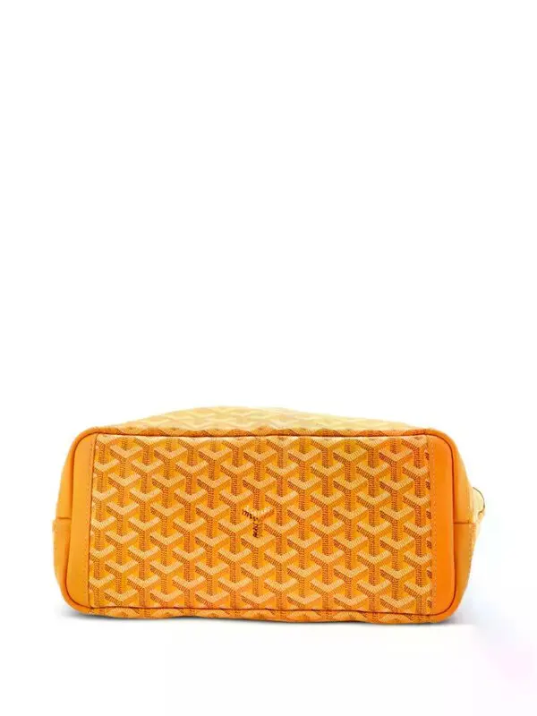 Goyard Artois Pm Tote Bag In Coated Canvas - Yellow