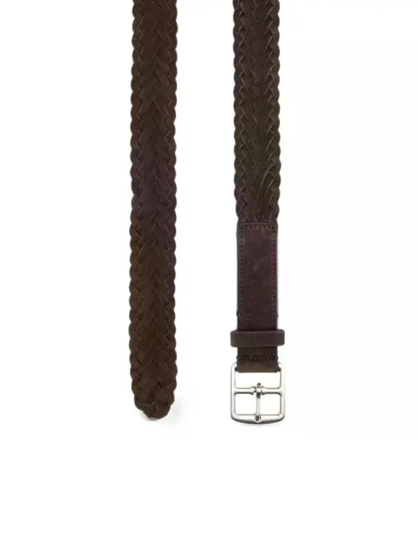 Officine Creative Braided Suede Belt