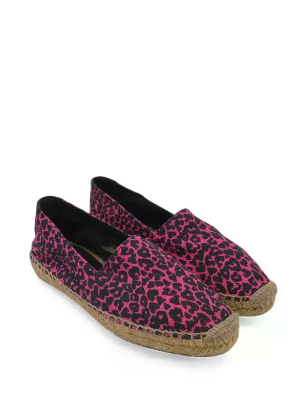 Saint Laurent Animal-print Espadrilles