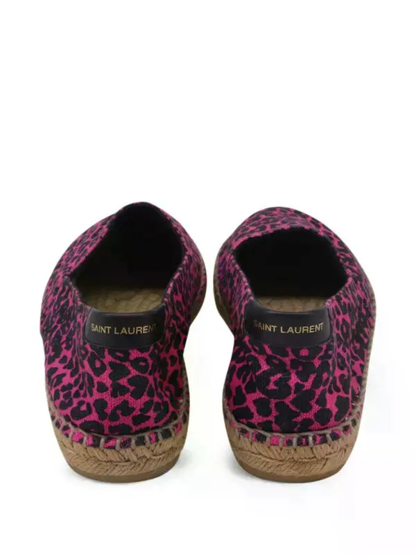 Saint Laurent Animal-print Espadrilles