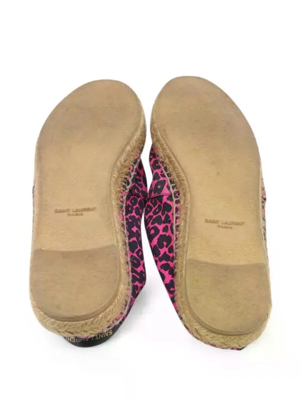 Saint Laurent Animal-print Espadrilles