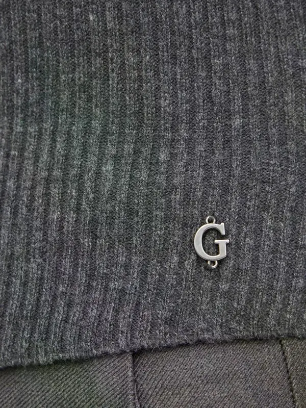Guess Off-shoulder Ribbed Sweater