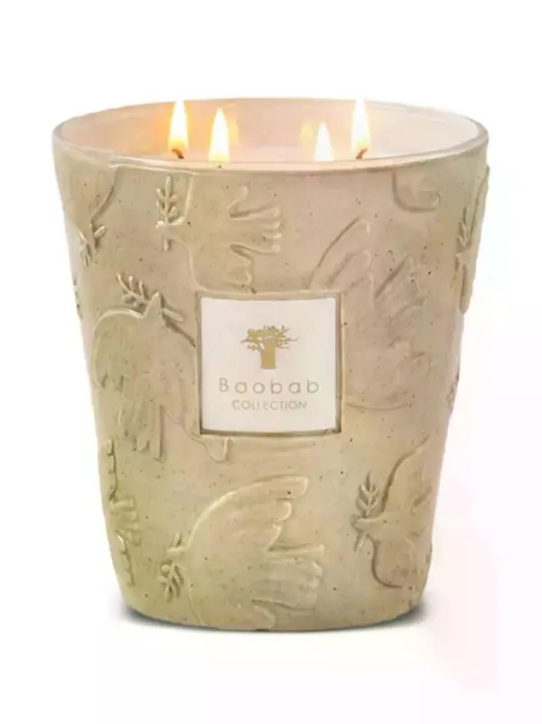 BAOBAB COLLECTION Paloma Embossed-dove Candle