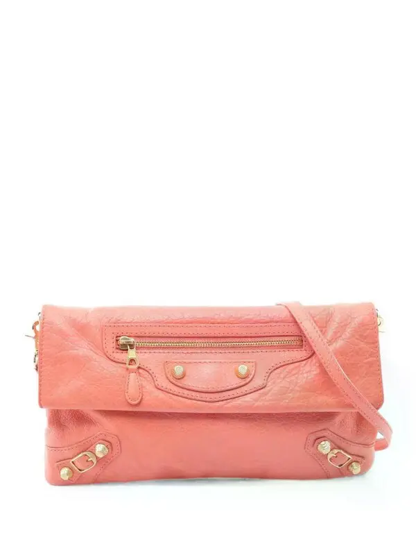 Balenciaga 2000s Giant Envelope Clutch Bag - Orange