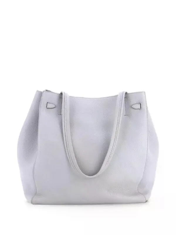 Celine Phantom Tie Cabas Leather Medium Tote Bag