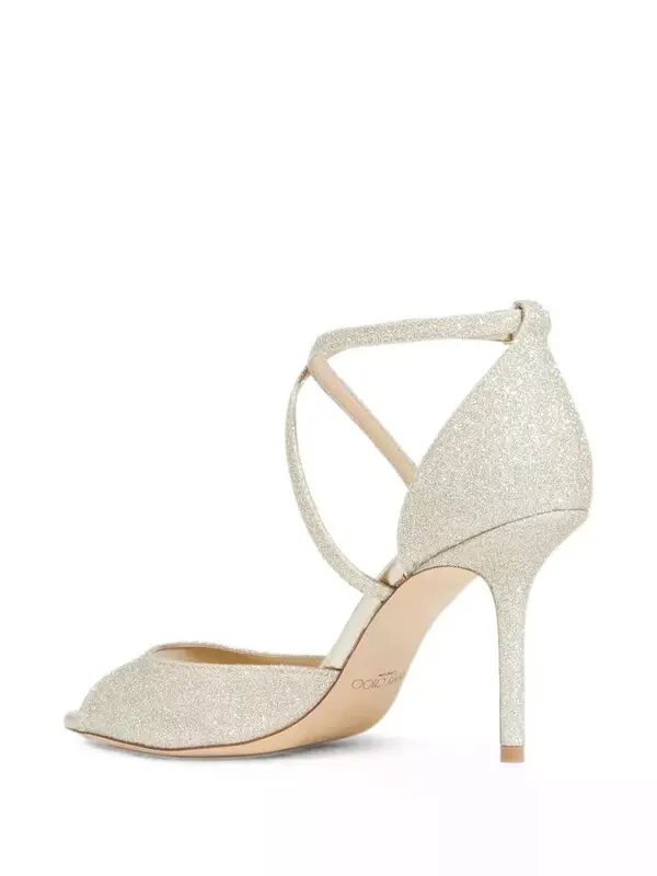 JIMMY CHOO Emsy Glittered Sandals