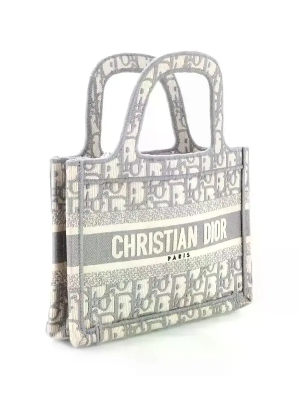 Dior Book Oblique Canvas Mini Tote Bag