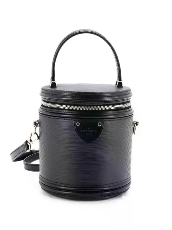 LOUIS VUITTON Cannes Handbag Epi Leather Satchel - Black