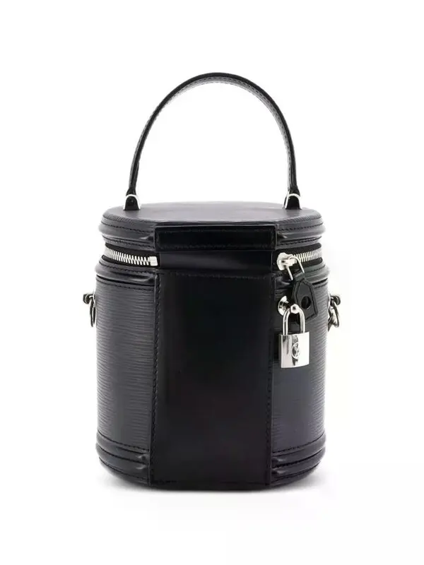 LOUIS VUITTON Cannes Handbag Epi Leather Satchel - Black