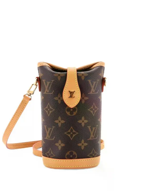 LOUIS VUITTON Fold Me Pouch Monogram Canvas Crossbody Bag - Brown