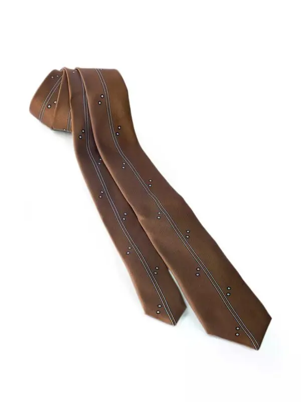 Prada Silk Tie - Brown