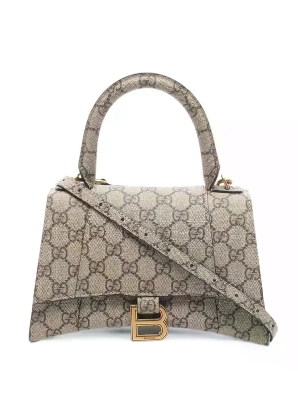 Gucci X Balenciaga 2010s Hacker Project Hourglass Handbag - Neutrals