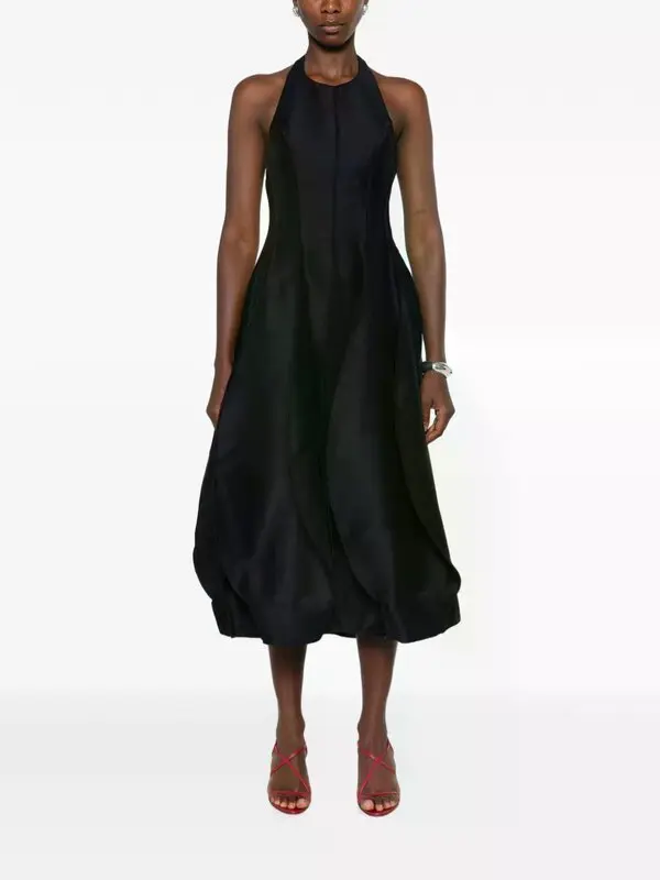 RÓHE Halterneck Balloon Midi Dress