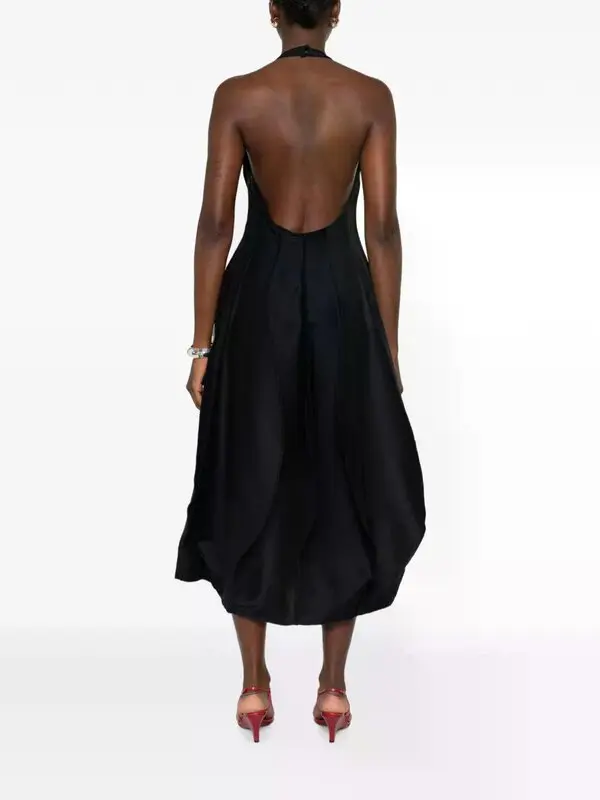 RÓHE Halterneck Balloon Midi Dress